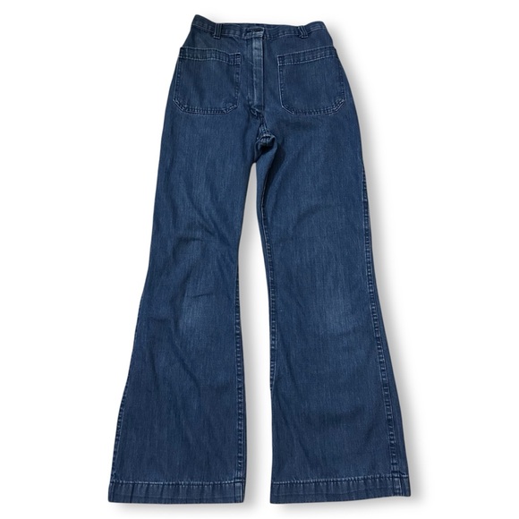Vintage | Jeans | Vintage 7s Navy Issued Sailor Bell Bottom Jeans Denim ...